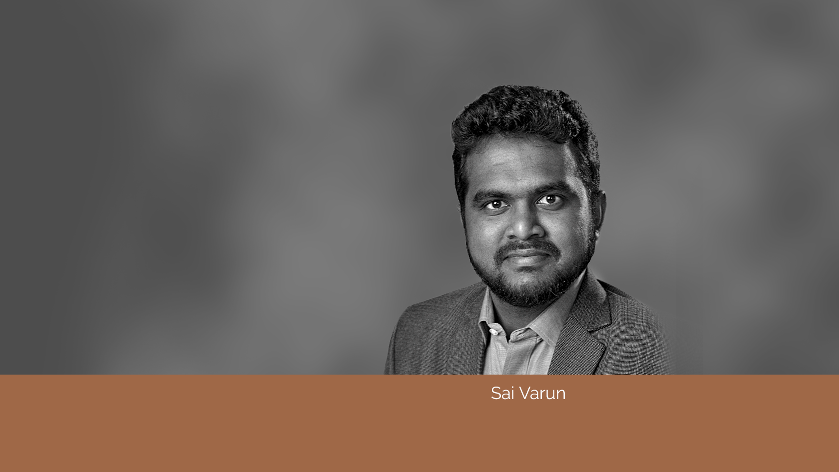 Sai Varun Is Our New Wind & Site Analyst - Etha